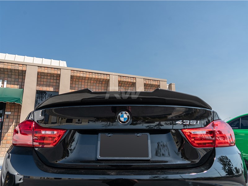 RW Carbon GTX Style Carbon Fiber Trunk Lip - BMW F32 Coupe 2014-2021