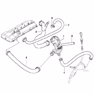 Crankcase Vent Valve CCV Cold Climate BMW E46 E39 E60 X3 X5 Z3 Z4